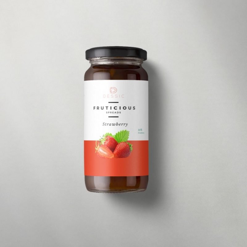 Dessic Chunky Strawberry Spread - 250gm - VeganMall