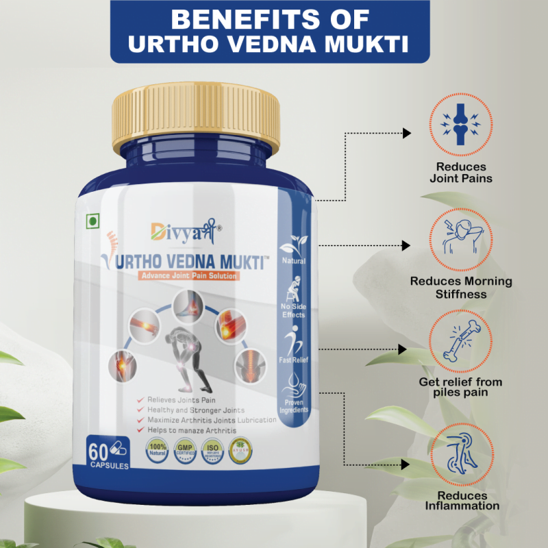 Divya Shree Urtho Vedna Mukti Capsule Relief Aches, Painful Muscles ...